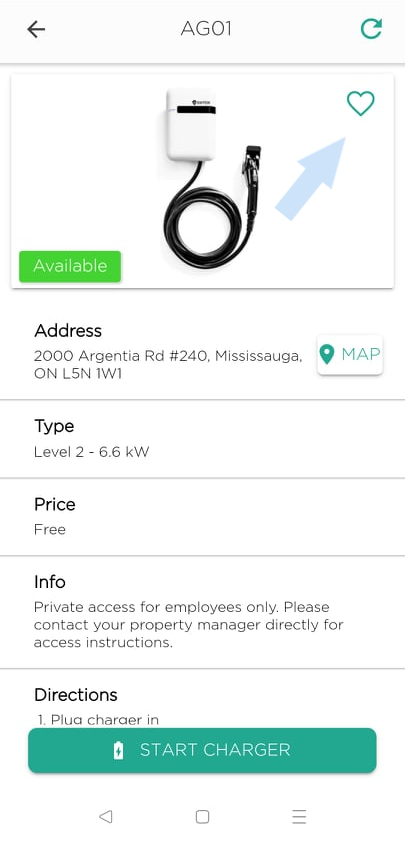 How to set a station as a favorite in the mobile and web app – SWTCH